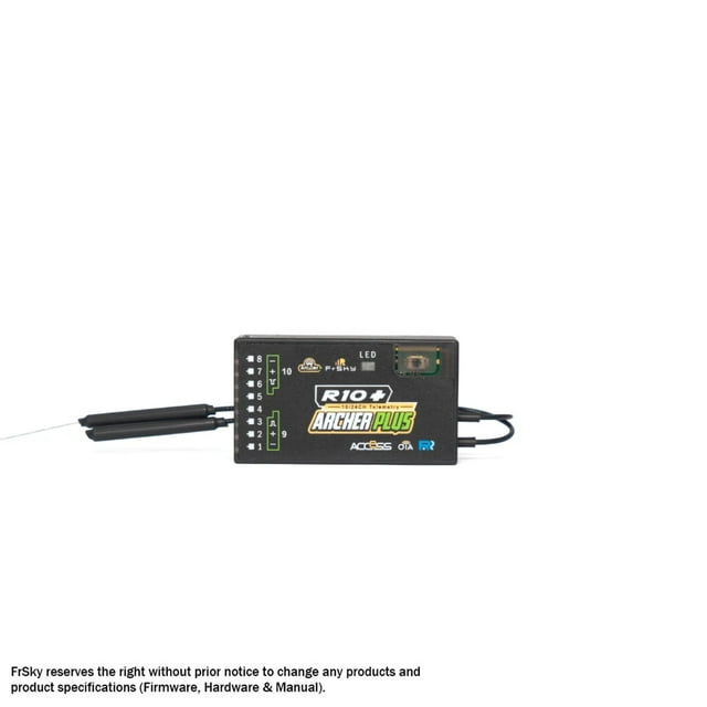 FrSky 2.4GHz Access Archer PLUS R10+ Receiver - Walmart.com