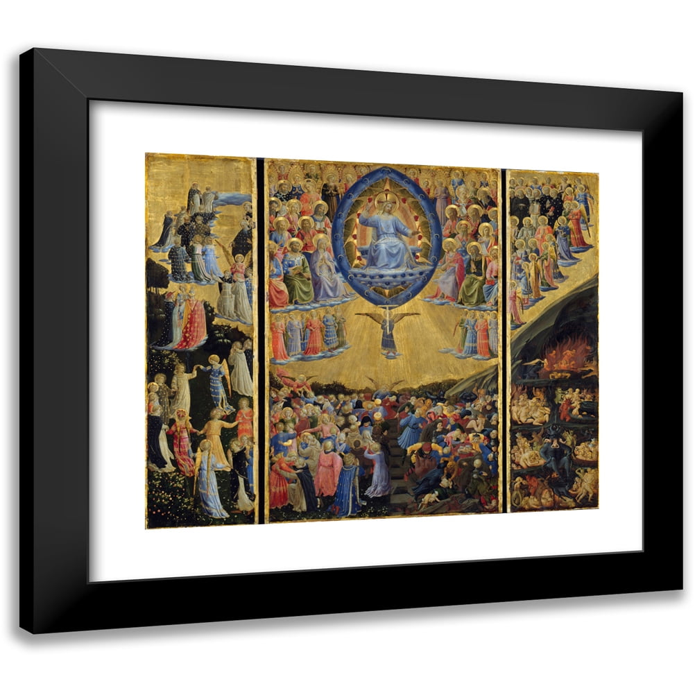 Fra Angelico 14x12 Black Modern Framed Museum Art Print Titled - The ...