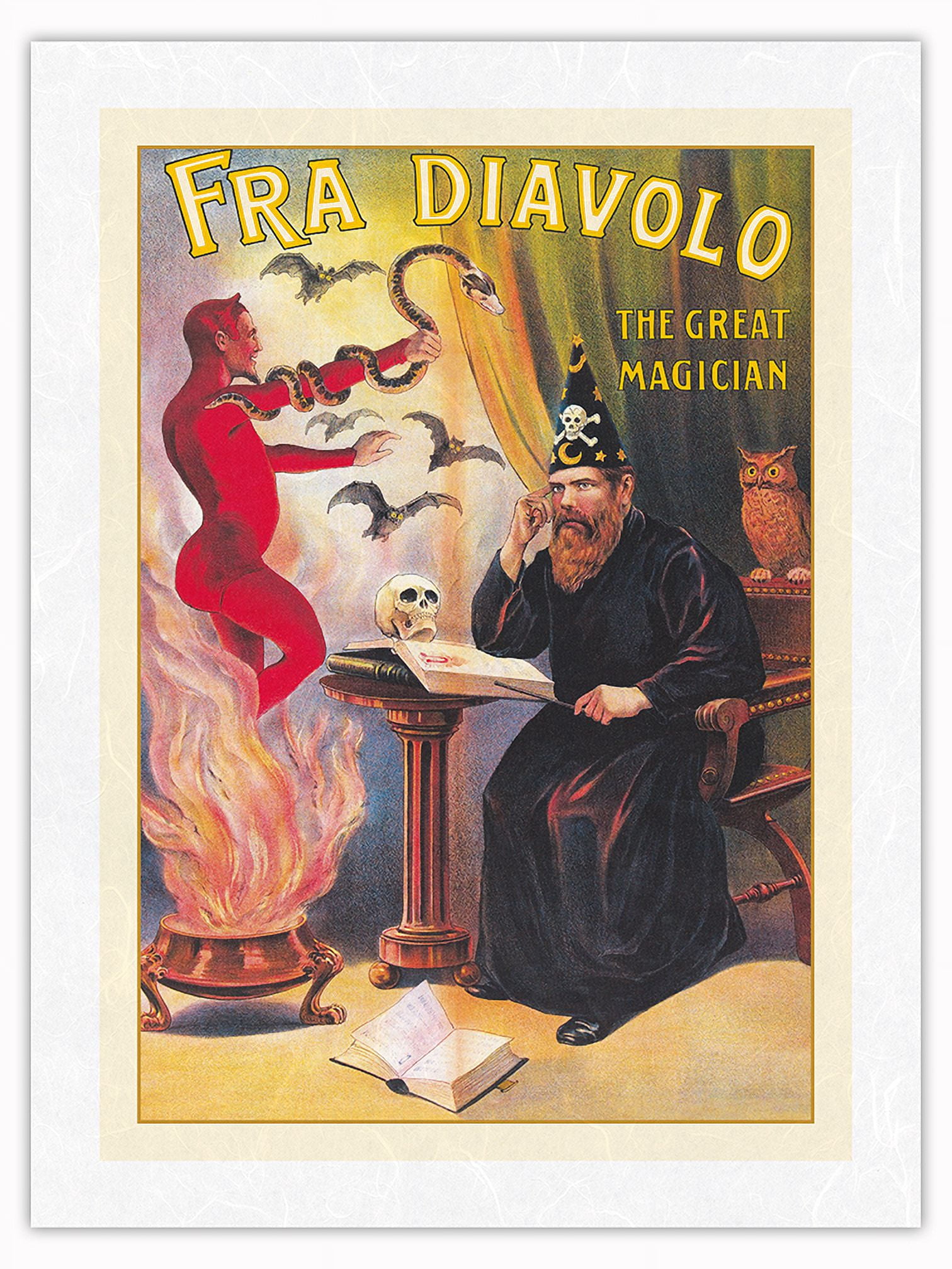 Fra Diavolo (Brother Devil) - The Great Magician - Vintage Magic Poster ...