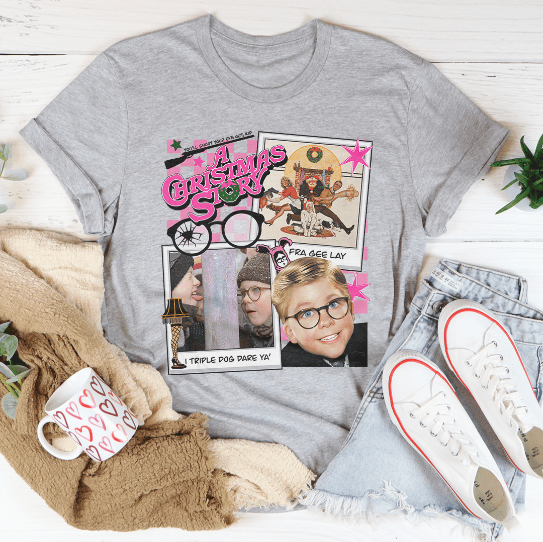 Fra Gee Lay I Triple Dog Dare Ya Tee Ash S Printify T-Shirt T-Shirt - Walmart.com