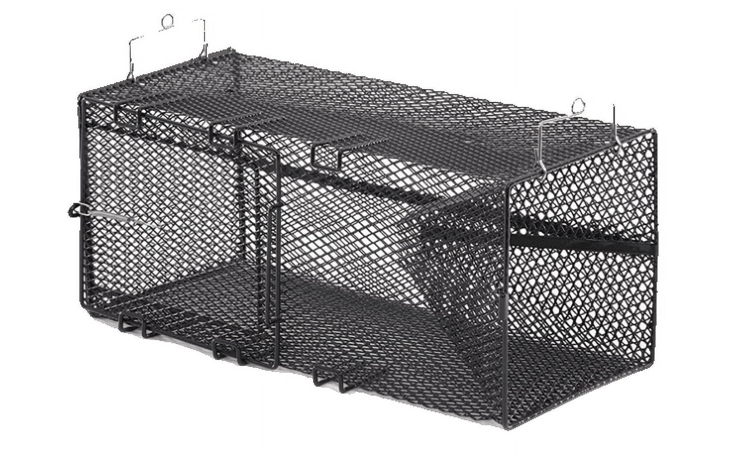 Frabill Fishing Black Pinfish Rectangular Trap 18" X 12" X 8" - Walmart.com