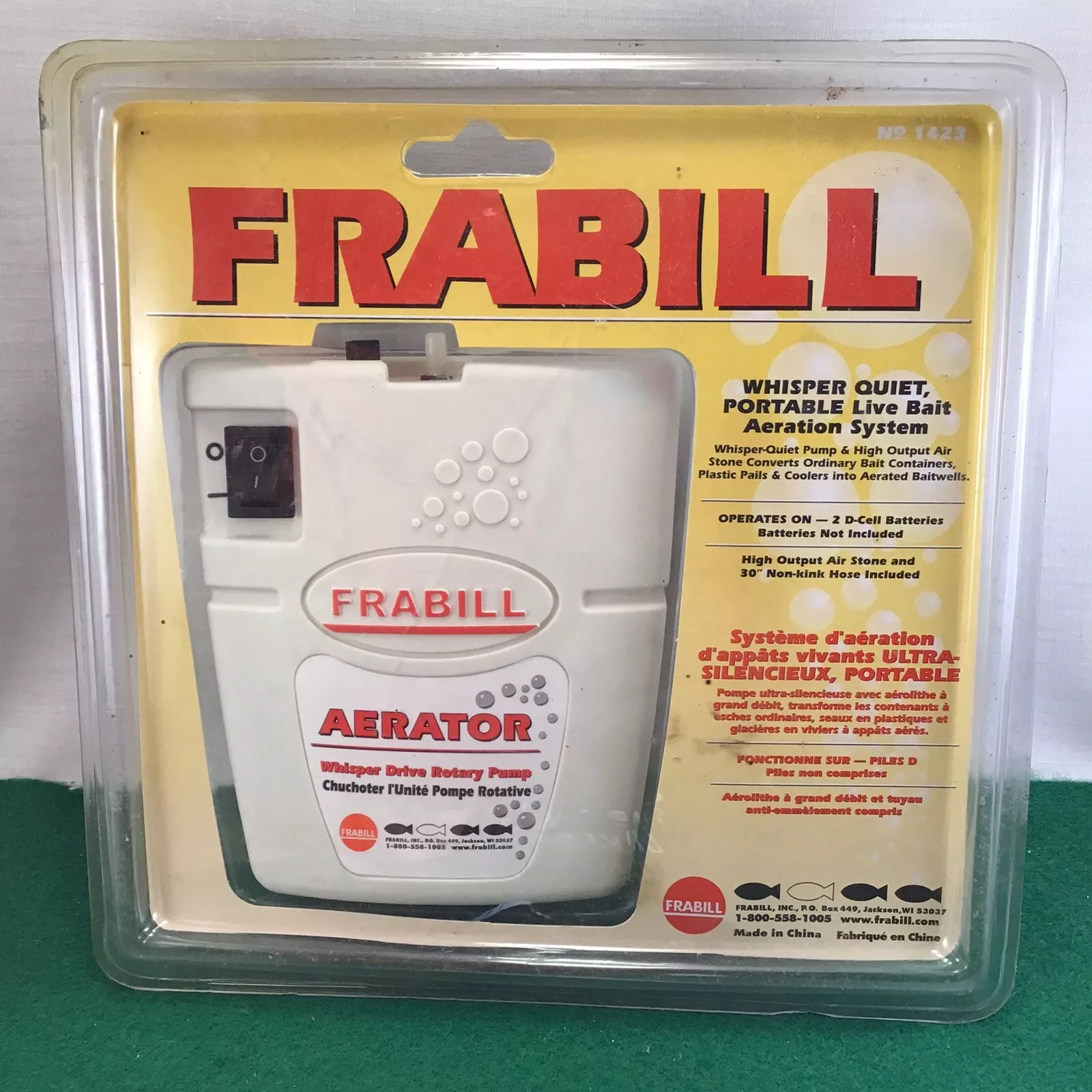 Frabill Portable Aerator with Whisper Quiet Operation, White - Walmart.com