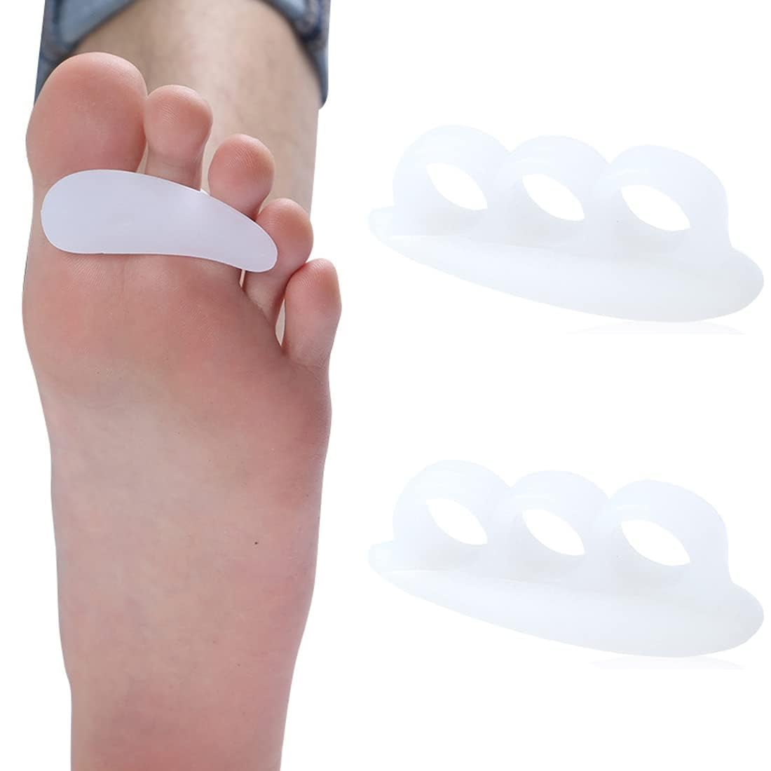 Frackson 1 Pair of Gel Toe Separators Stretchers alignment fingers ...