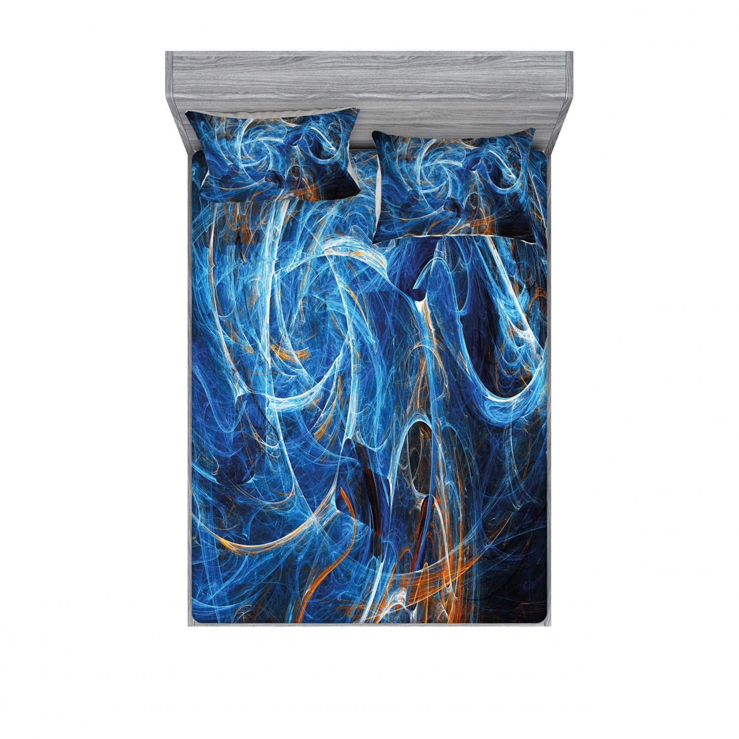 Fractal Bedding Set with Sheet & Covers, Chaos Curves Hollow Science ...