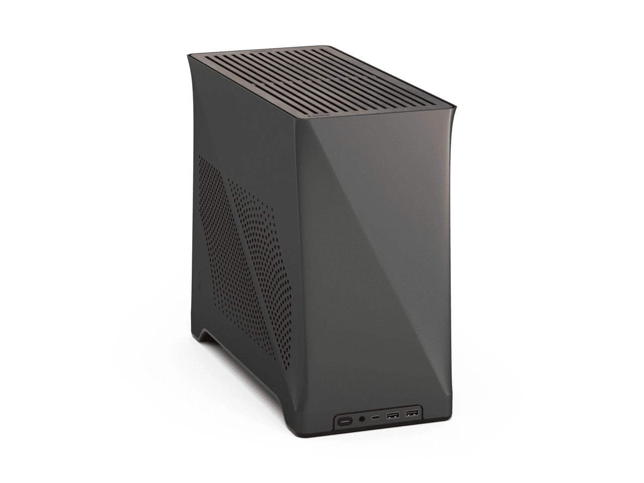 Fractal Design Era 2 Charcoal Gray Anodized Aluminum/Steel Mini-ITX ...
