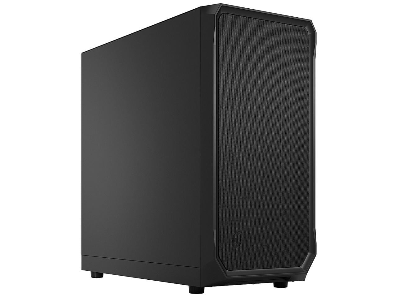 Fractal Design Focus 2 Black ATX mATX Mini ITX Solid Mid Tower Computer ...