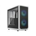 Fractal Design Focus 2 RGB White ATX mATX Mini ITX Clear Tinted ...