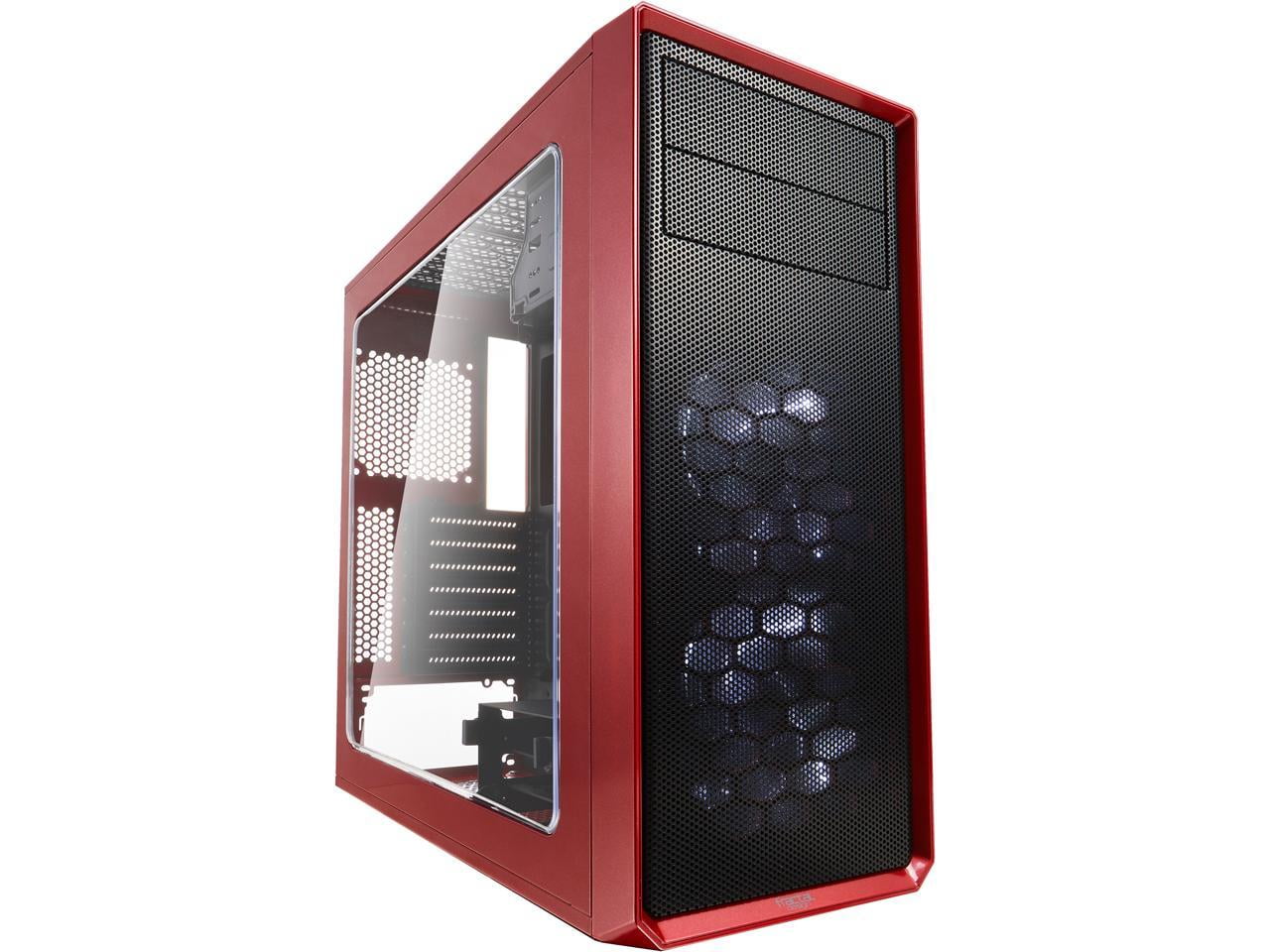 Fractal Design Focus G Mystic Red ATX Mid Tower PC Gaming Case with ...