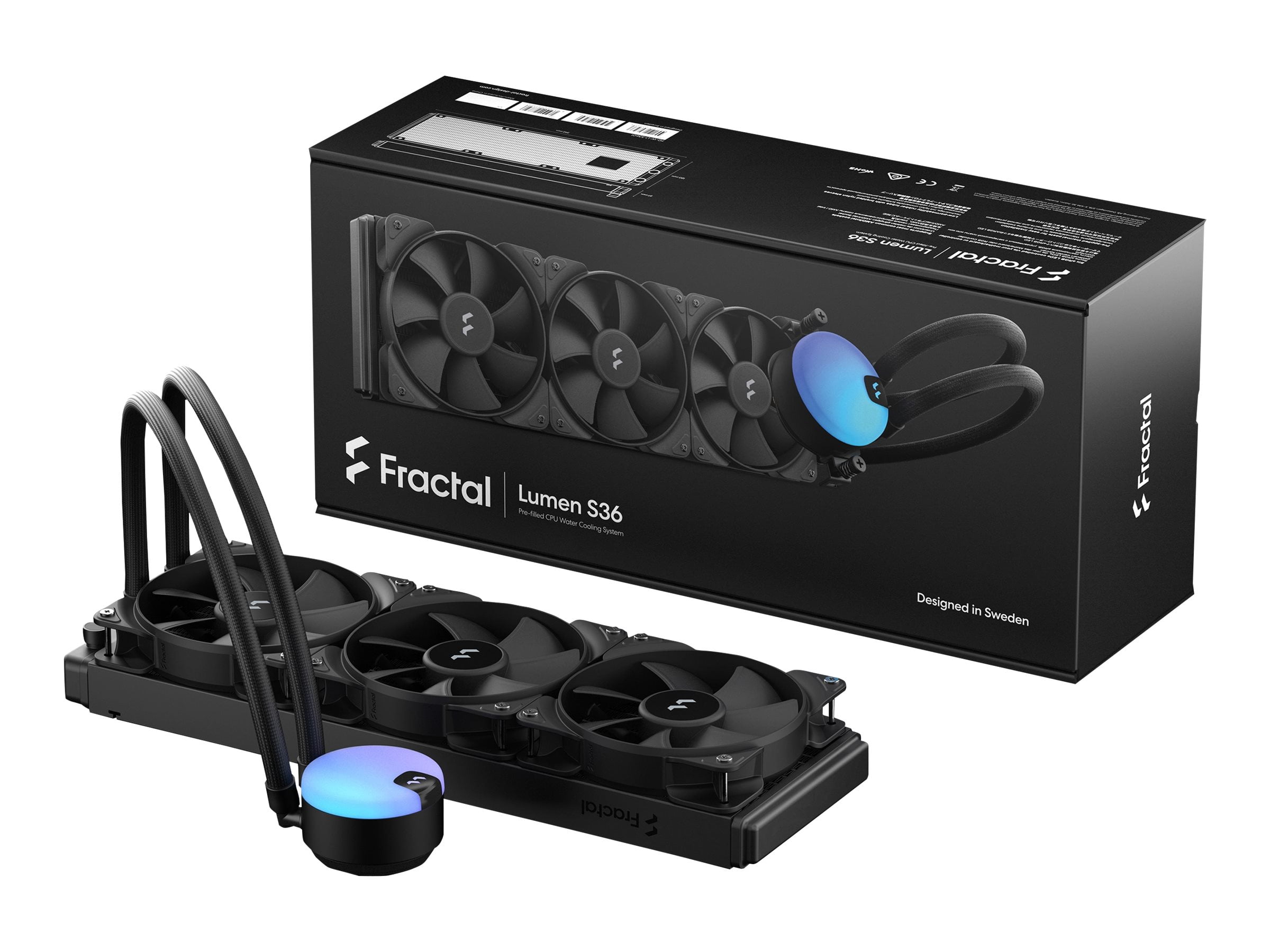 Fractal Design Lumen S36 Cooling Fan/Radiator/Water Block/Pump ...