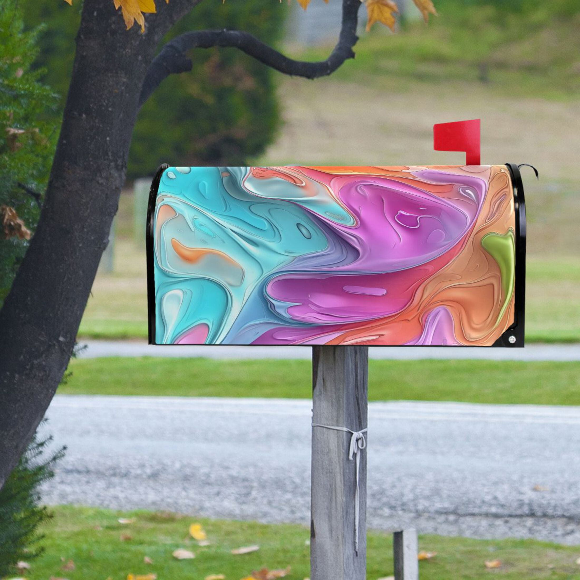 Fractal Design Magnetic PVC Mailbox Cover, 20.7" x 18" Standard ...