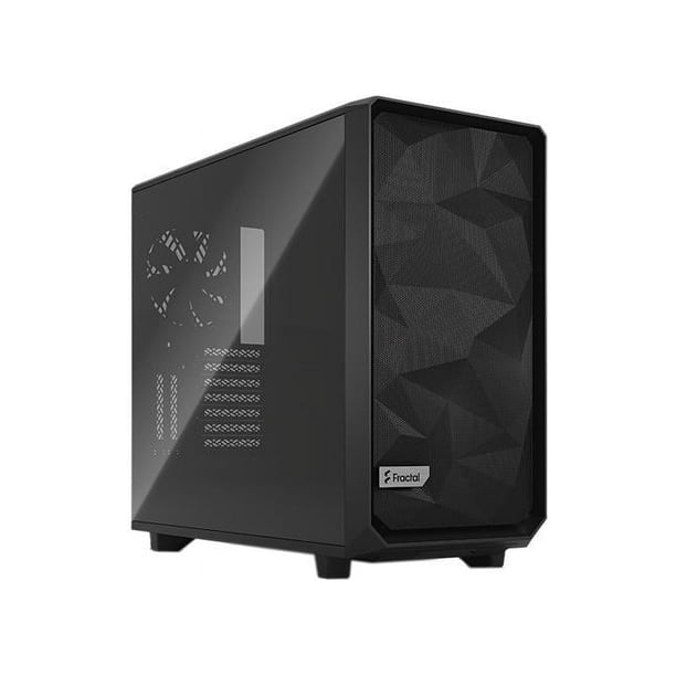Fractal Design Meshify 2 Black ATX Flexible Dark Tinted Tempered Glass ...