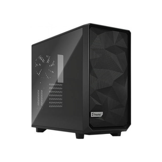 Fractal Design Meshify 2 Black ATX Flexible Dark Tinted Tempered Glass ...