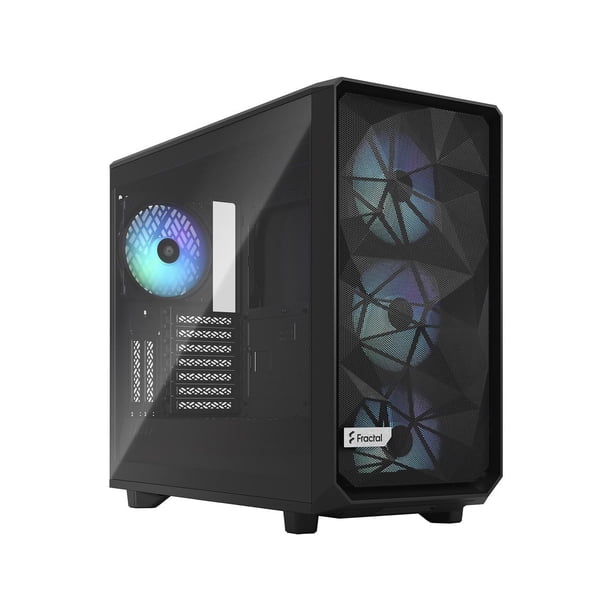 Fractal Design Meshify 2 RGB Black TG Light Tinted Tempered Glass ...