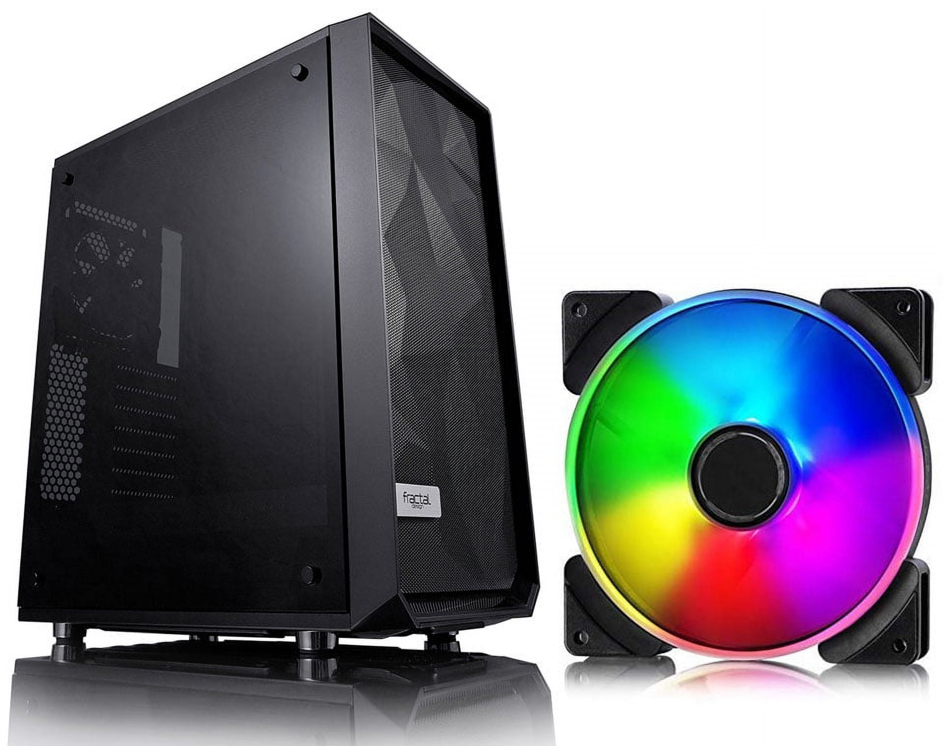 Fractal Design Meshify C - Dark TG FD-CA-MESH-C-BKO-TG Black ATX Mid ...