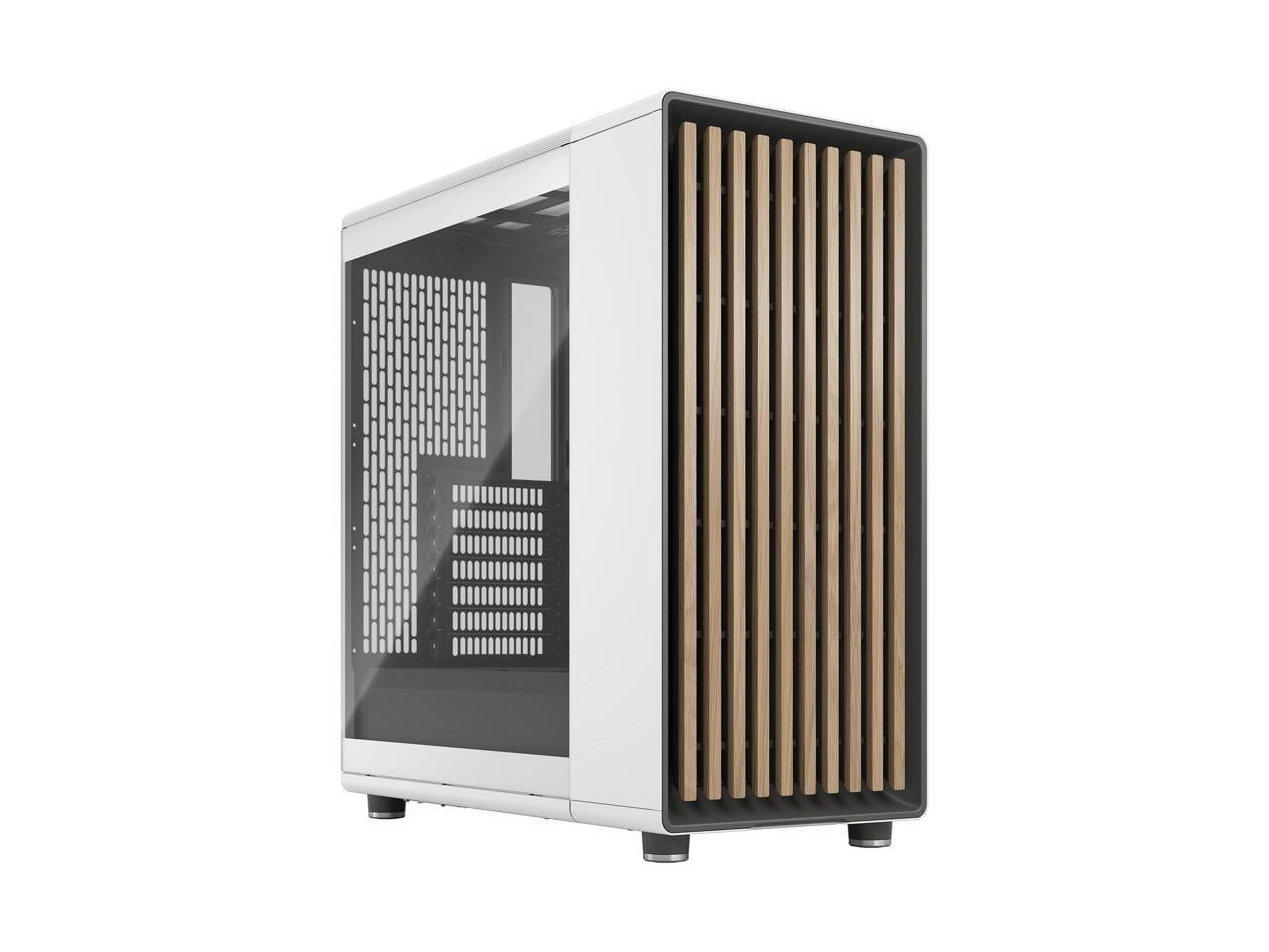 Fractal Design North ATX mATX Mid Tower PC Case - North Chalk White ...