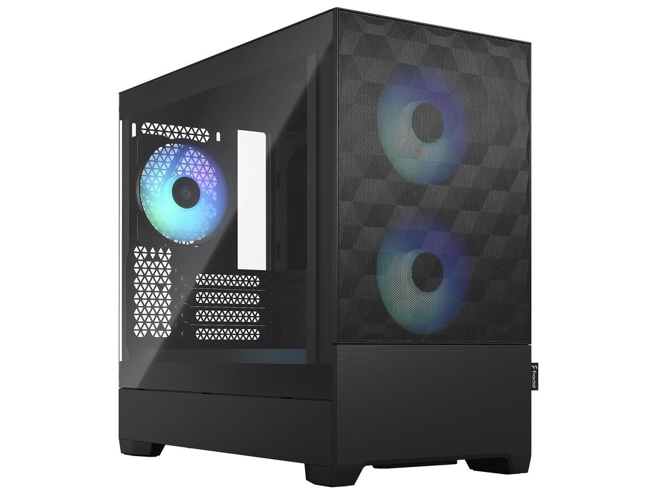 Fractal Design Pop Mini Air RGB Black TG mATX High-Airflow Clear ...