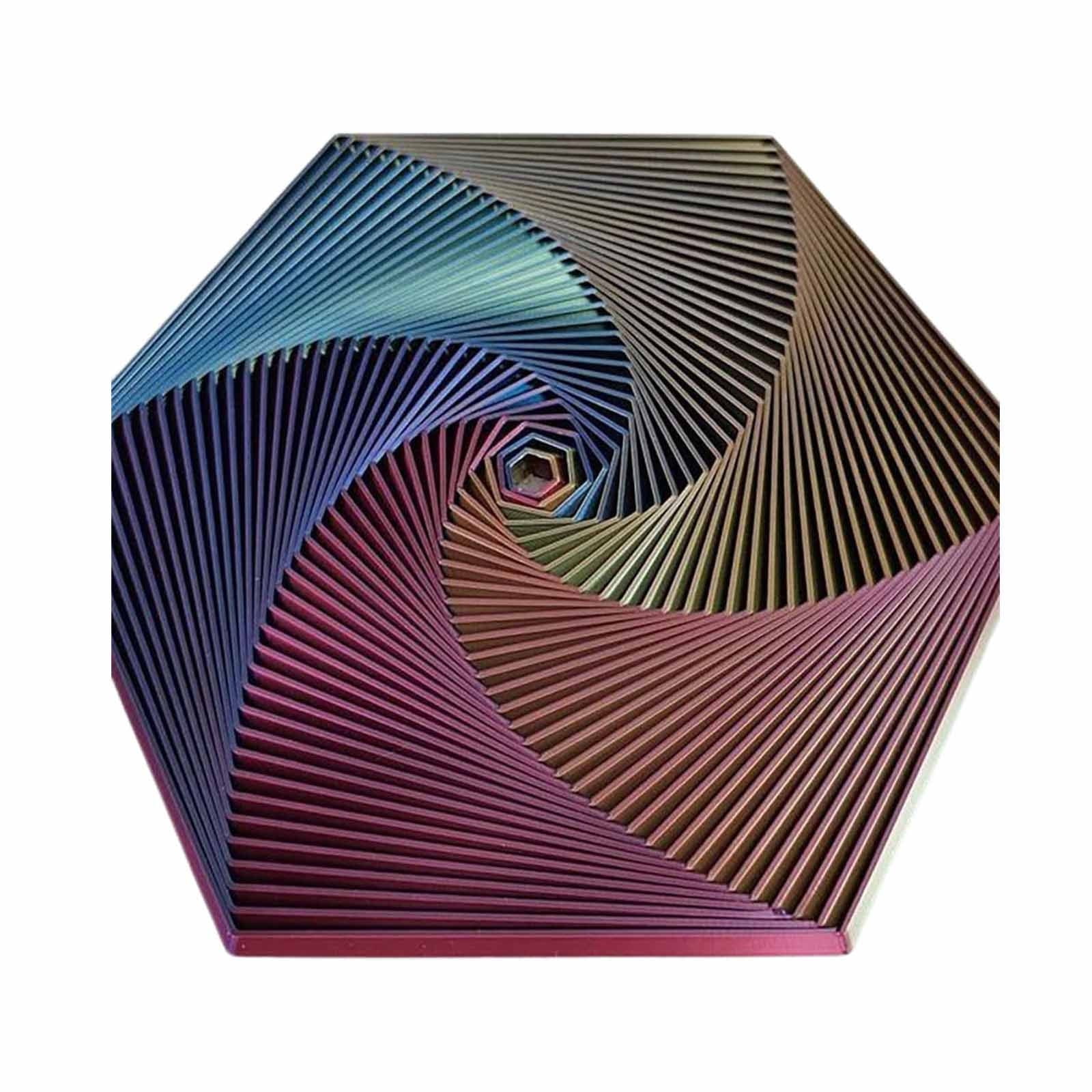 Fractal Fidget Hexagon,Kinetic Desk Spinning Toy, Used for Anxiety ...