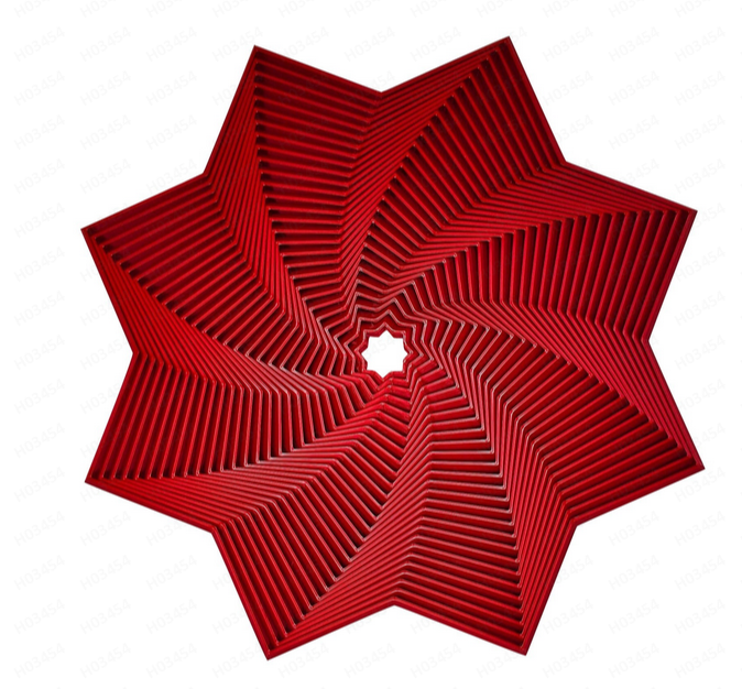 Fractal Fidget Hexagon Polygon, 2024 New Polygon Spiral Fidget Toy, 3D ...