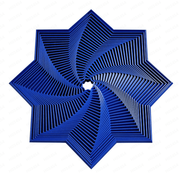 Fractal Fidget Hexagon Polygon, 2024 New Polygon Spiral Fidget Toy, 3D ...