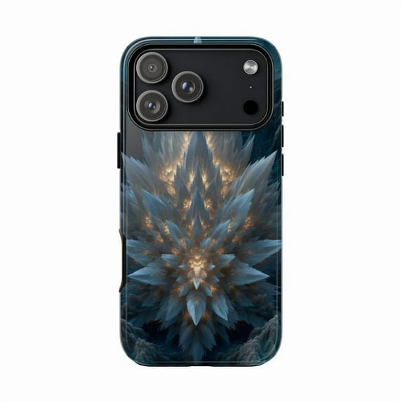 Fractal Sparks in a Frost White Graphic Phone Case for iPhone 11,12,13 ...