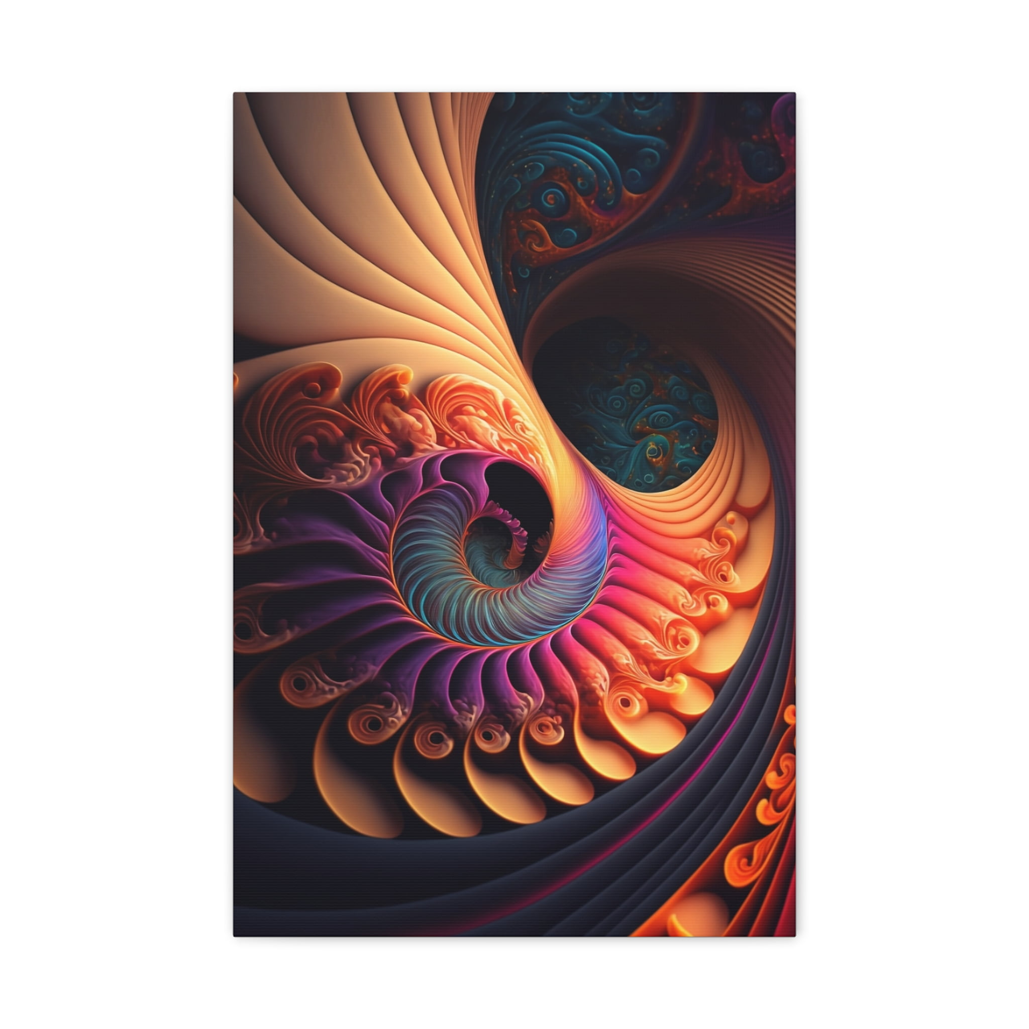Fractal Spiral Universe Wall Art Canvas Spiritual Decor - Walmart.com