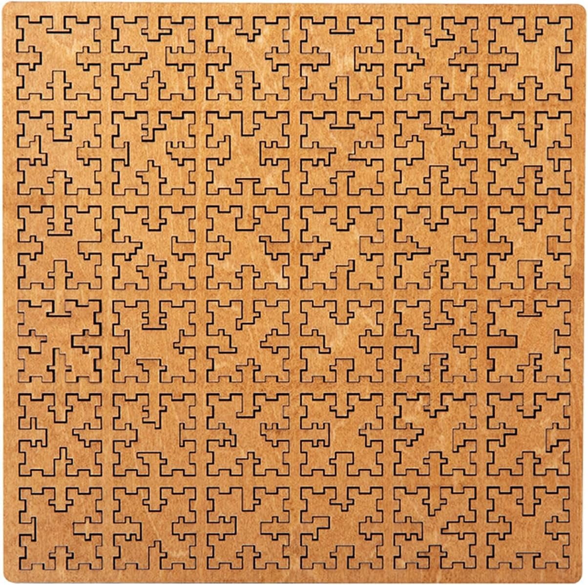 Fractal Tray Puzzle for Adults, Wooden Educational Puzzles with ...