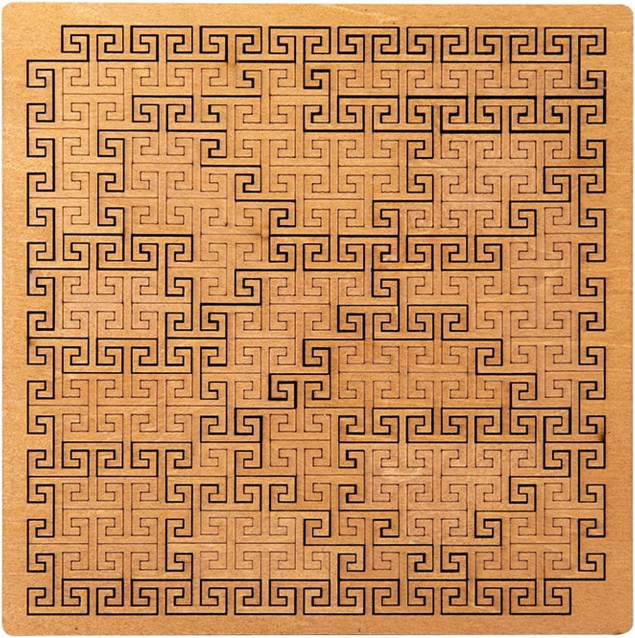 Fractal Tray Puzzles, 2026 new Mind Bending Wooden Jigsaw Puzzle for ...