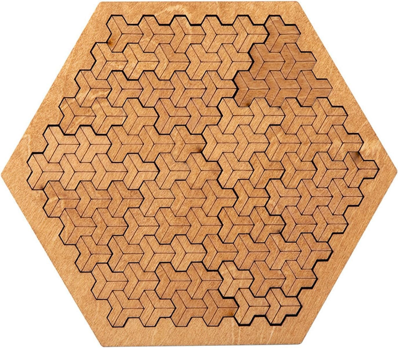 Fractal Tray Puzzles, 2026 new Mind Bending Wooden Jigsaw Puzzle for ...