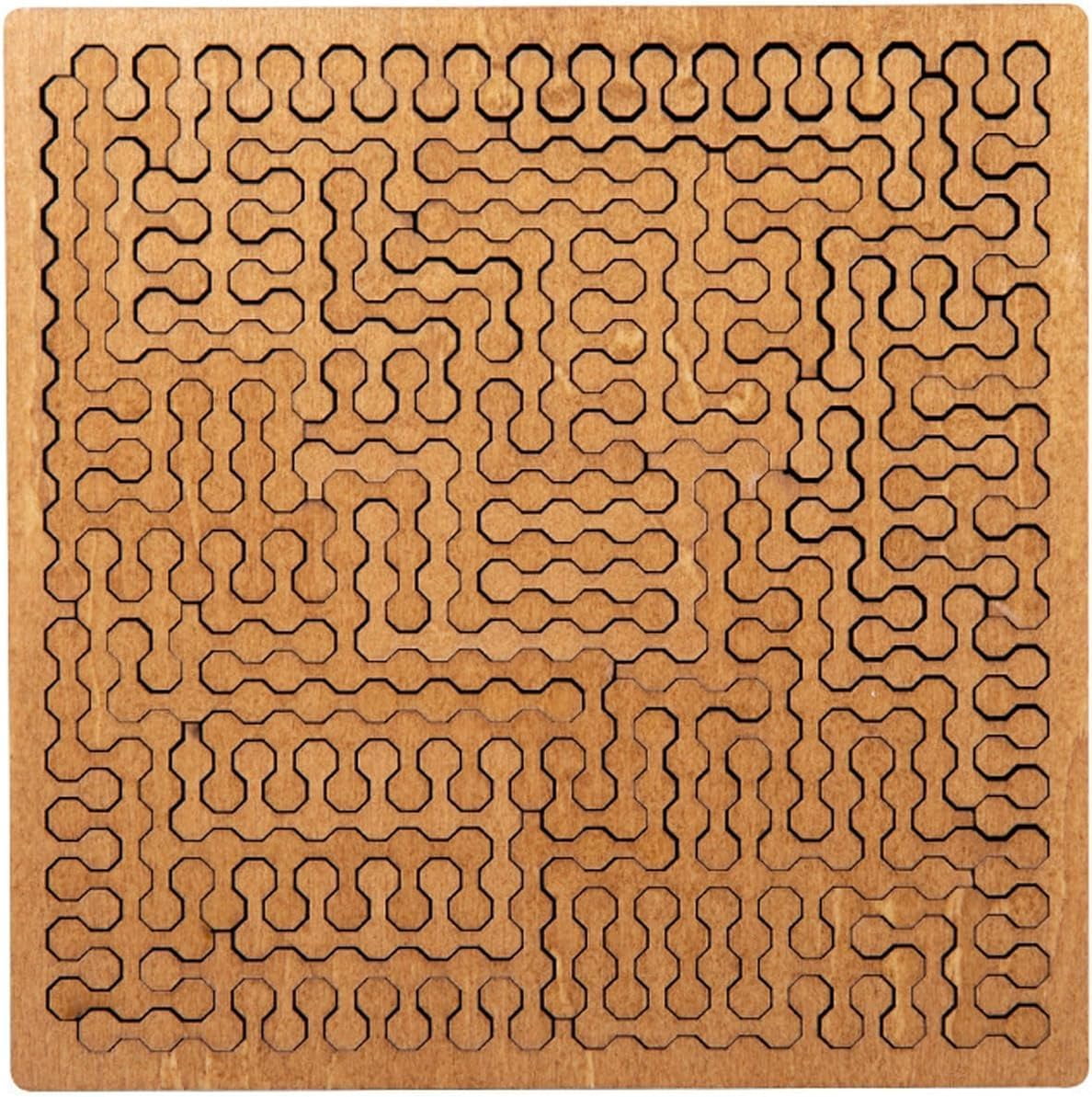 Fractal Tray Puzzles, 2026 new Mind Bending Wooden Jigsaw Puzzle for ...