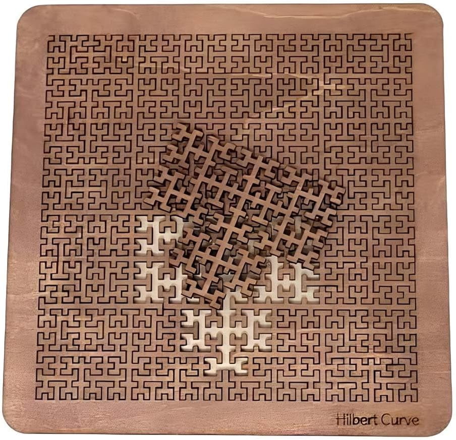 Fractal Tray Puzzles, Hard Difficult Wooden Jigsaw Puzzles for Adults ...