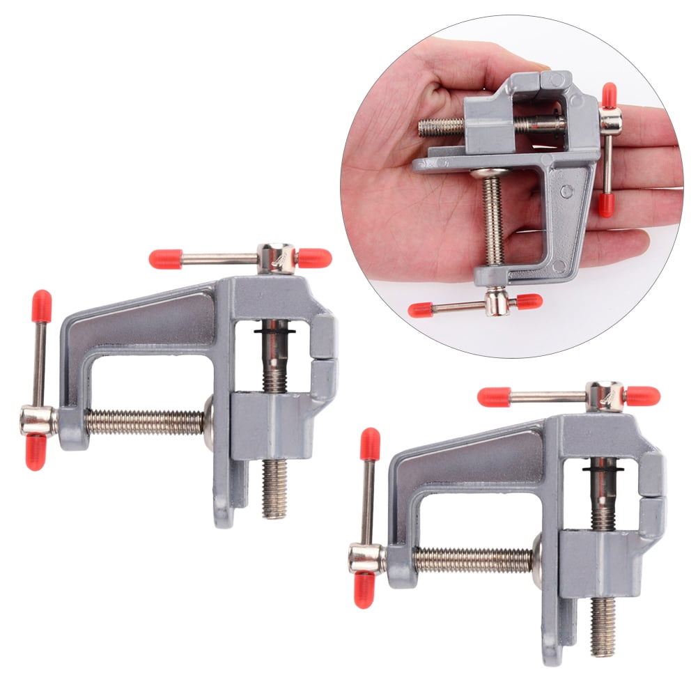 Fractal Vise Small Vise Bench Vise Tool Milling Vise 2pcs Silver ...