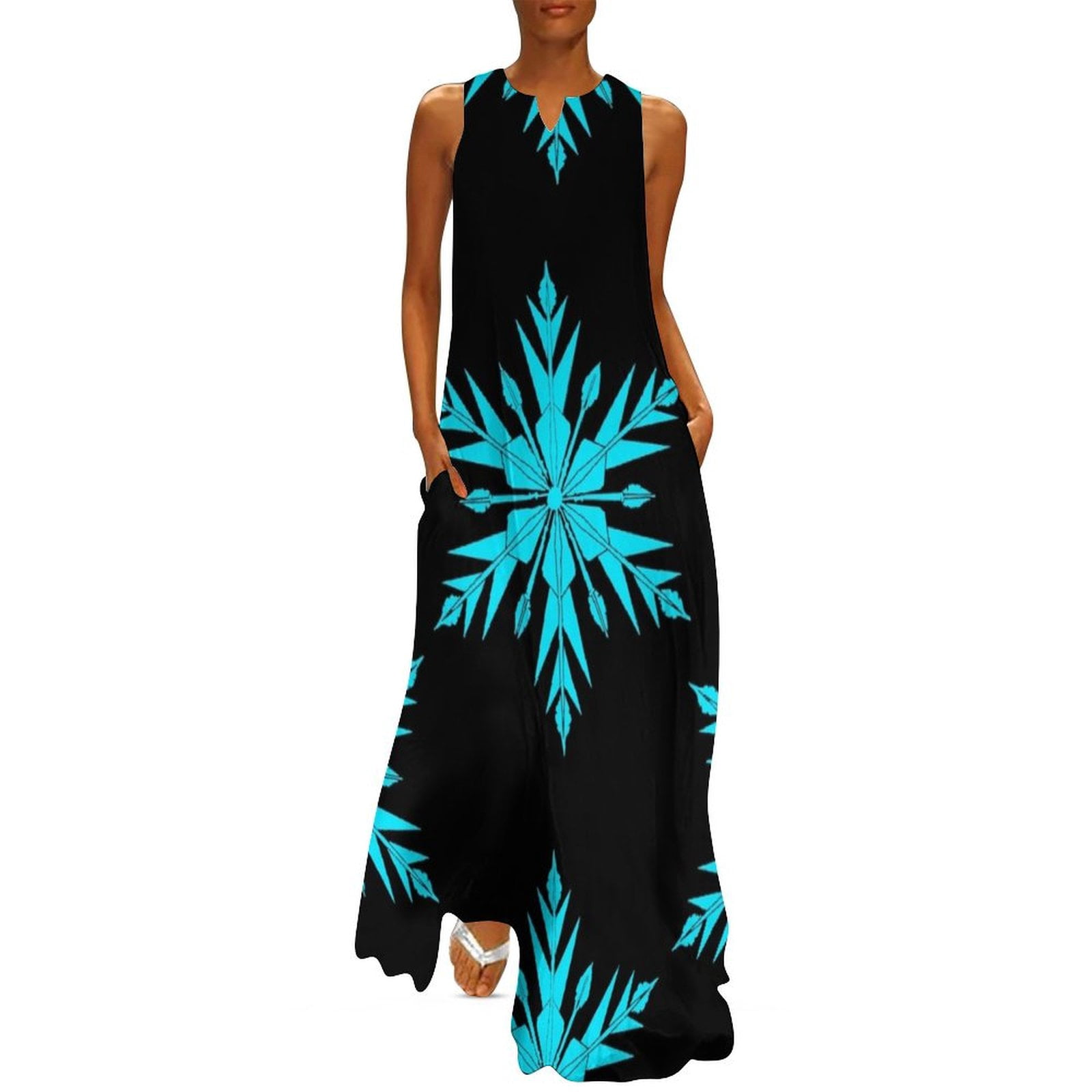 Fractals Long Dress Aesthetic clothing summer outfits for women 2025 ...