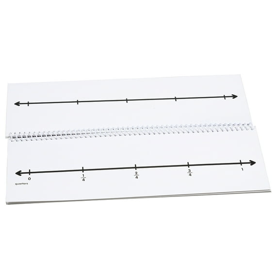Fraction Number Line Flip Book | Bundle of 5 Each - Walmart.com