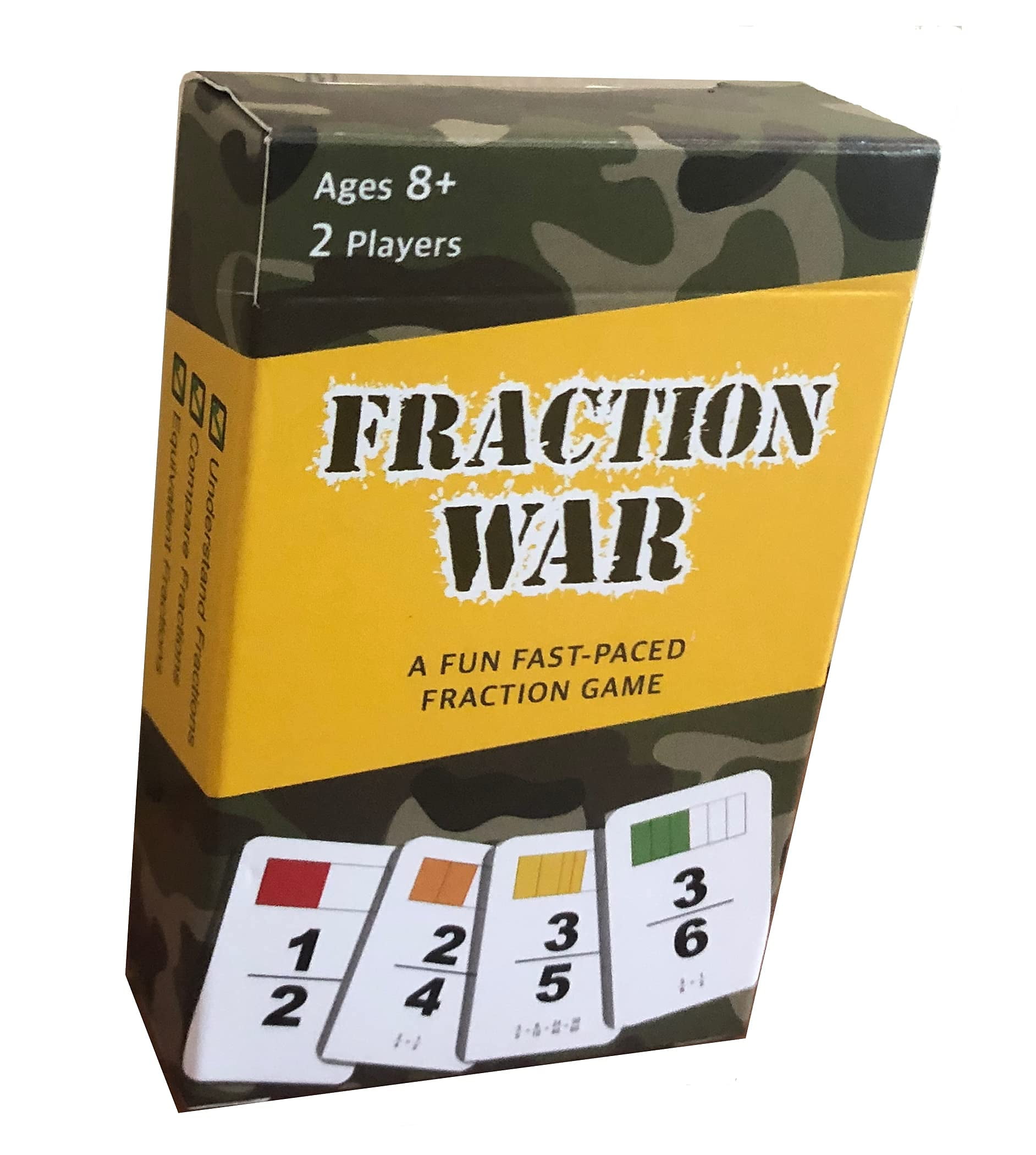 Fraction War Fun Math STF9 Game to Learn, Compare and Simplify ...