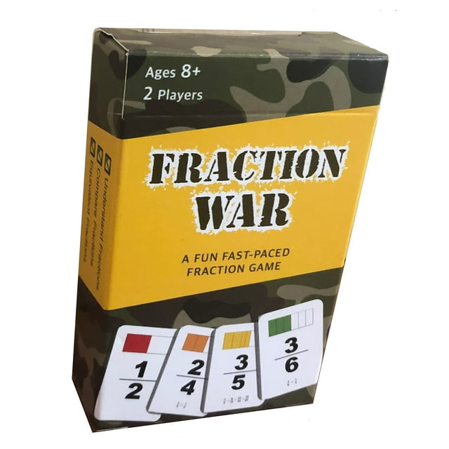 Fraction War Fun Math TSF6 Game to Learn, Compare and Simplify ...