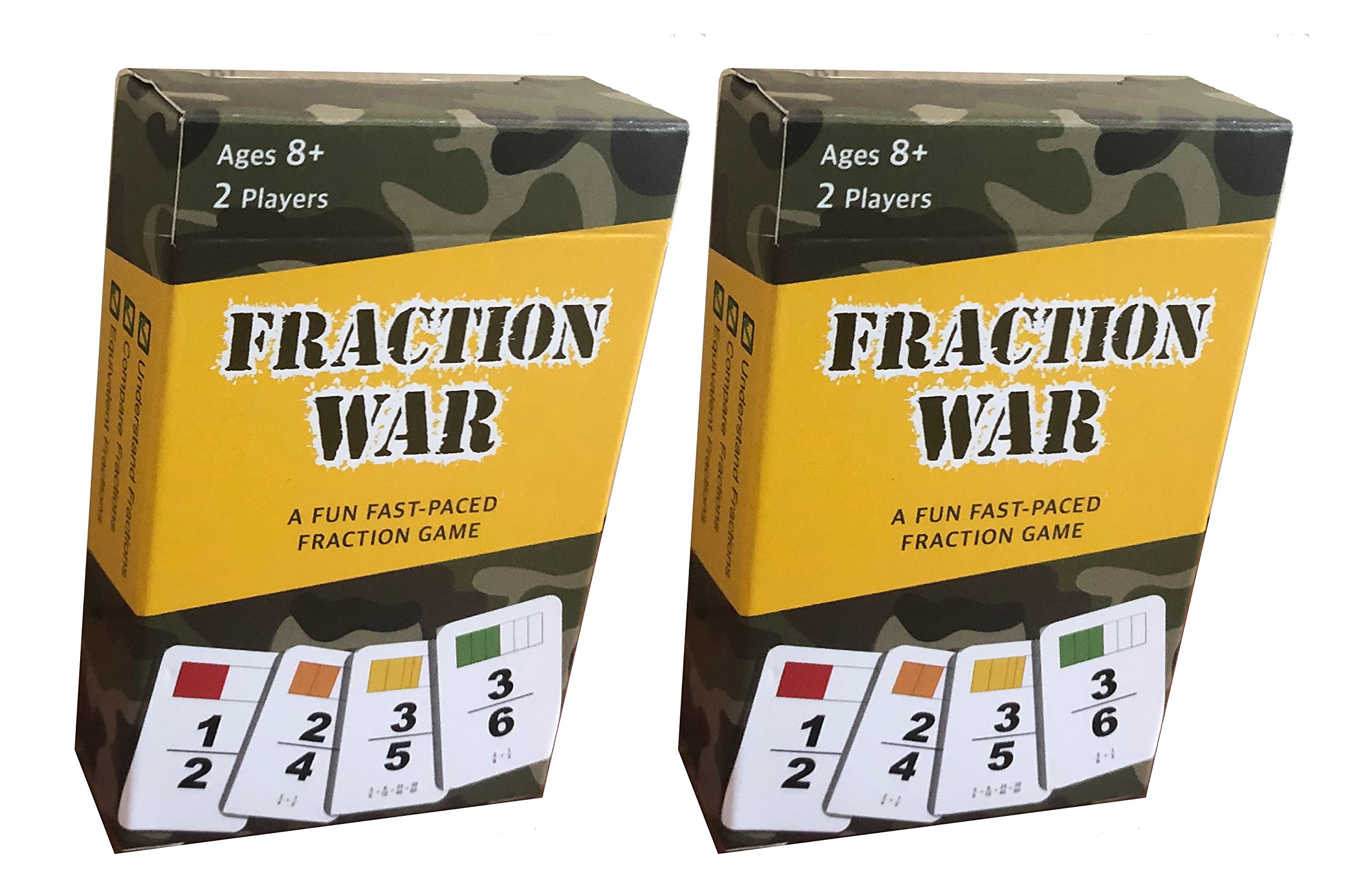 Fraction War Math Game STF9 - Fun Math Game to Learn, Compare and ...