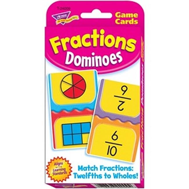 Fractions Dominoes Challenge Card Game - Walmart.com