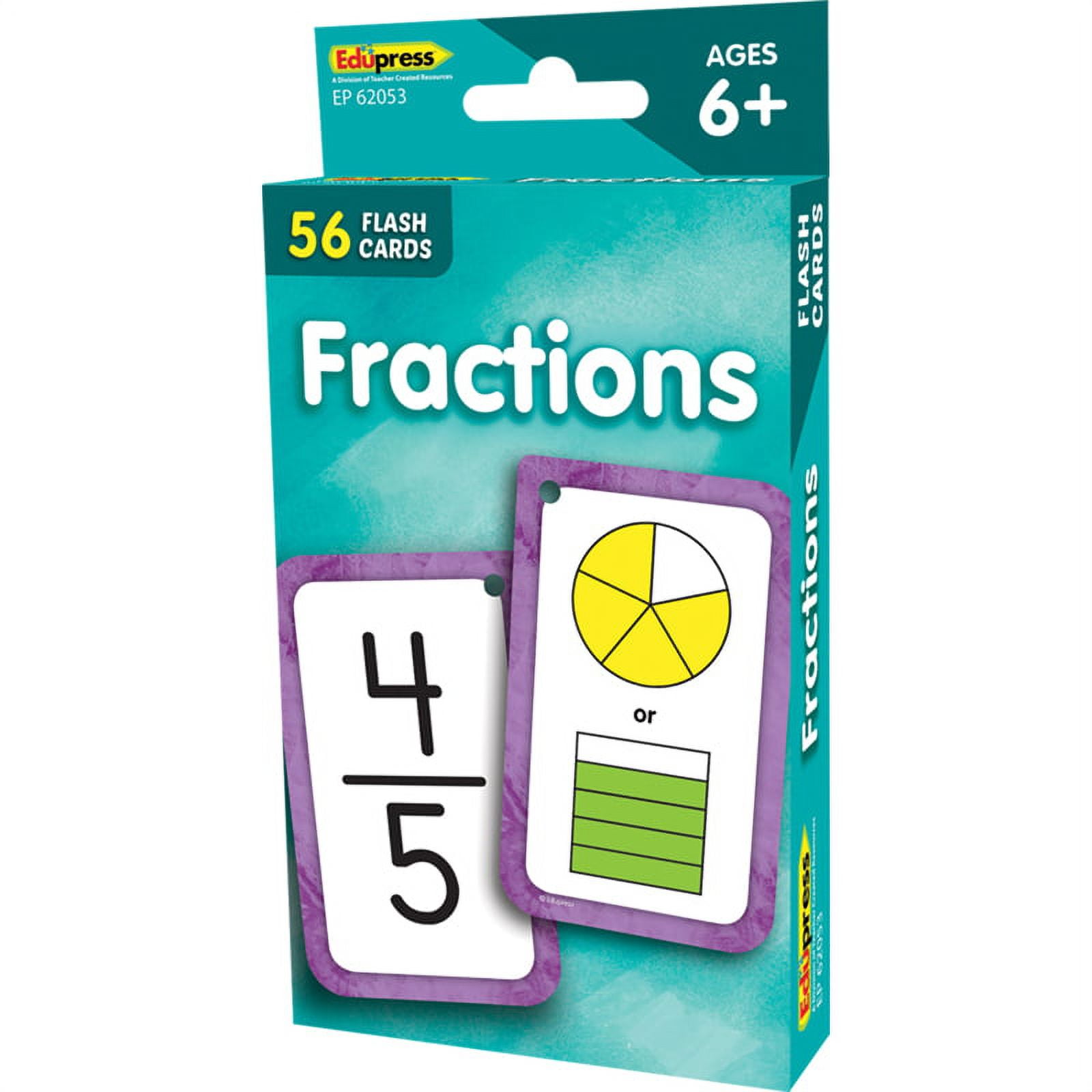 Fractions Flash Cards | Bundle of 10 Packs - Walmart.com