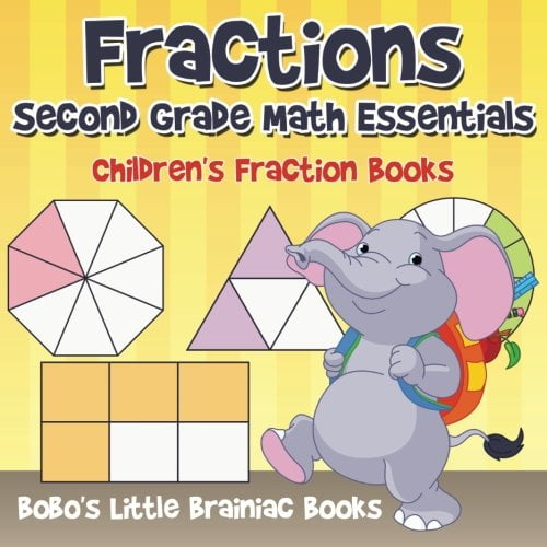 Pre-Owned Fractions Second Grade Math Essentials: Children's Fraction ...