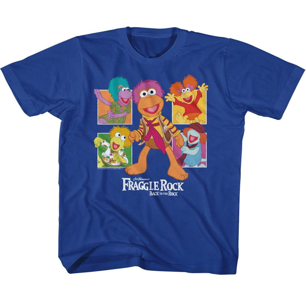 Fraggle Rock Four Squares Royal Toddler T-Shirt - Walmart.com