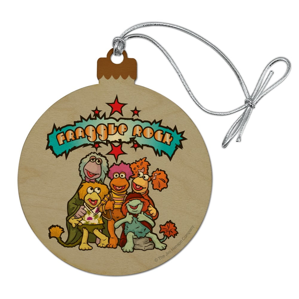 Fraggle Rock Cartoon Wood Christmas Tree Holiday Ornament - Walmart.com