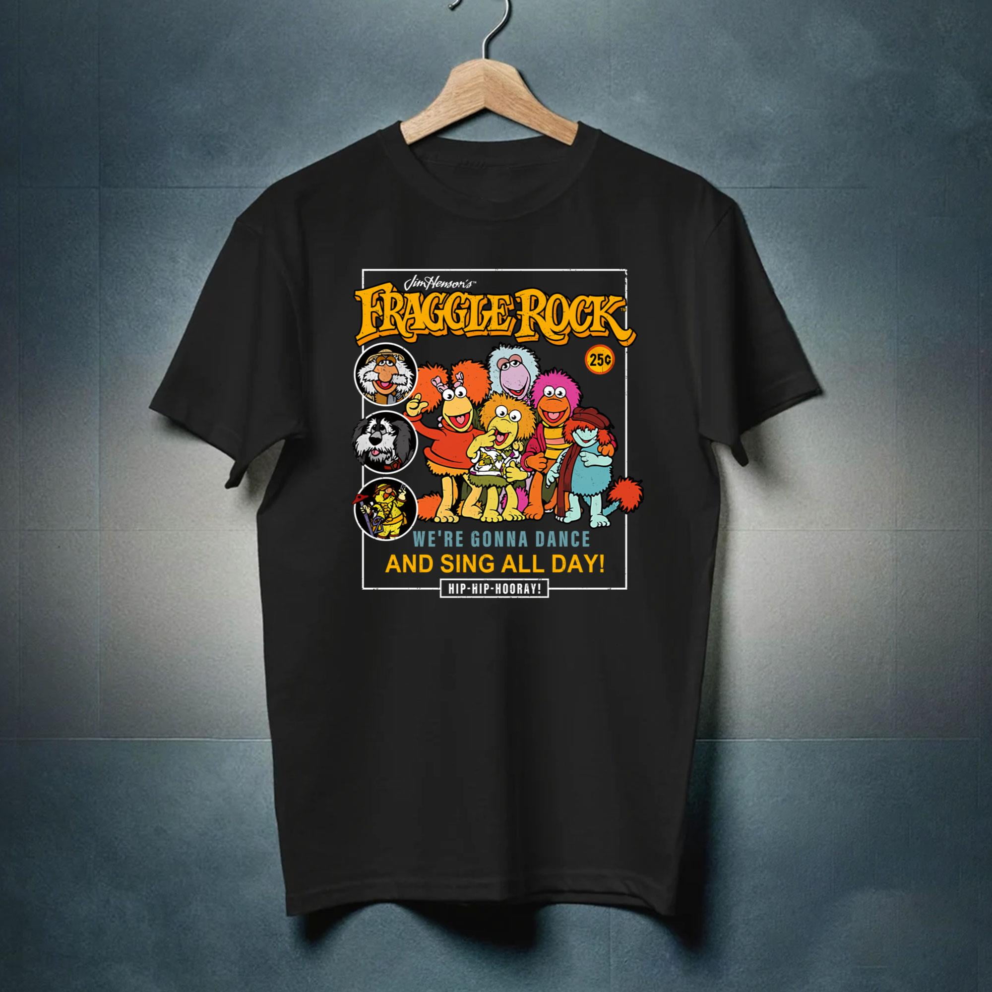 Fraggle Rock Comic Cover Style T-Shirt - Black-TH36408 - Walmart.com