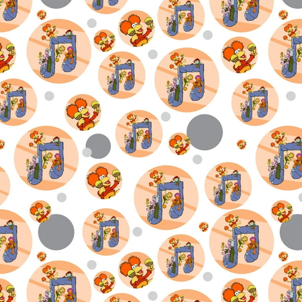 Fraggle Rock Music Note Premium Gift Wrap Wrapping Paper Roll - Walmart ...