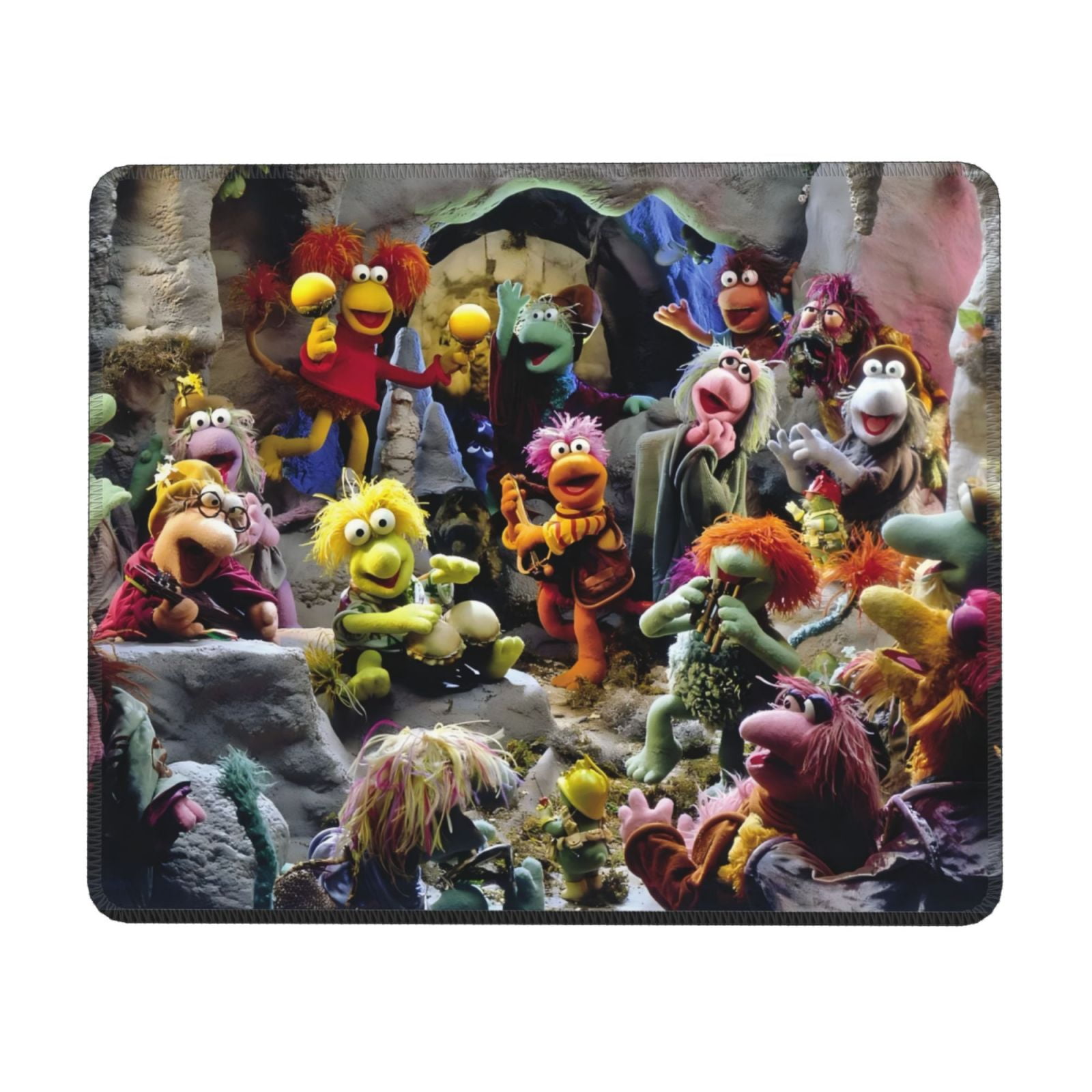 Fraggle Rock Rubber Lock Edge Mouse pad, Office Desk pad, Writing pad ...