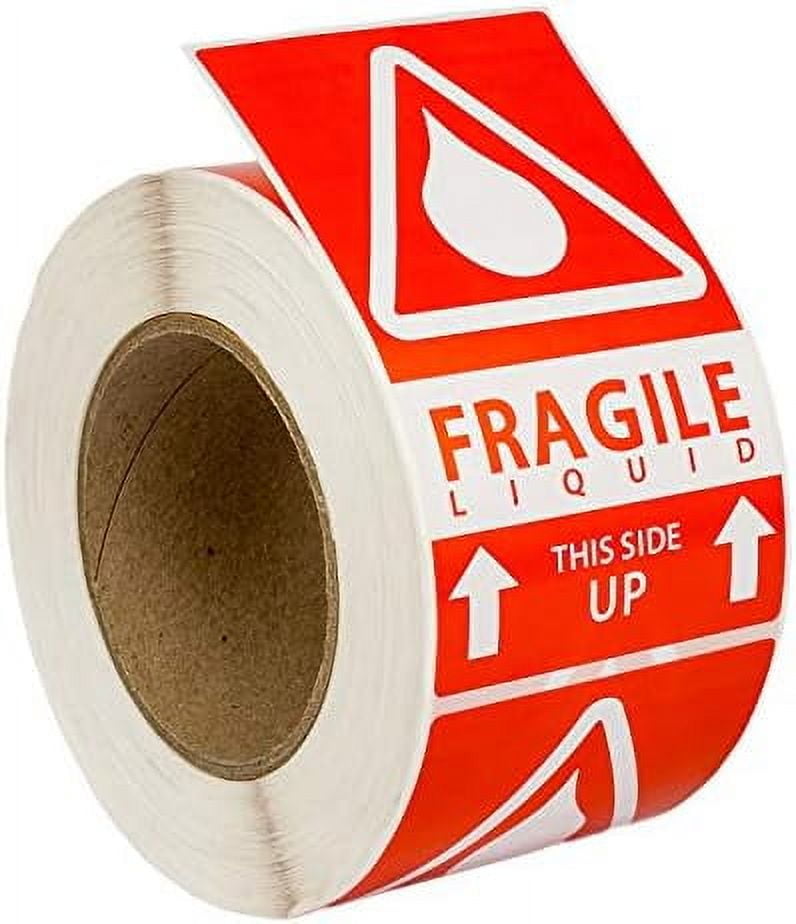 fragile liquid - this side up pre-printed labels/stickers (3" x 5") 6 ...