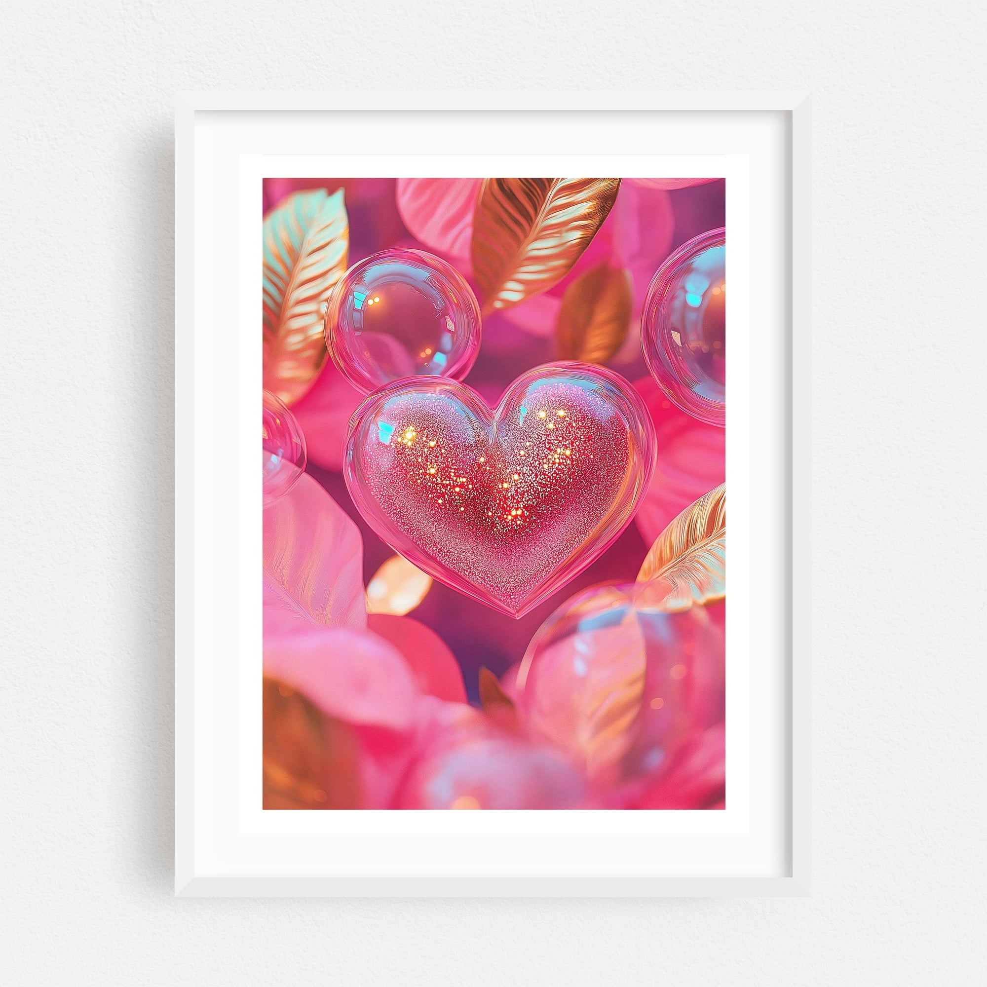Fragile Love Pink - Photography Surrealism Fantasy Modern Art White ...