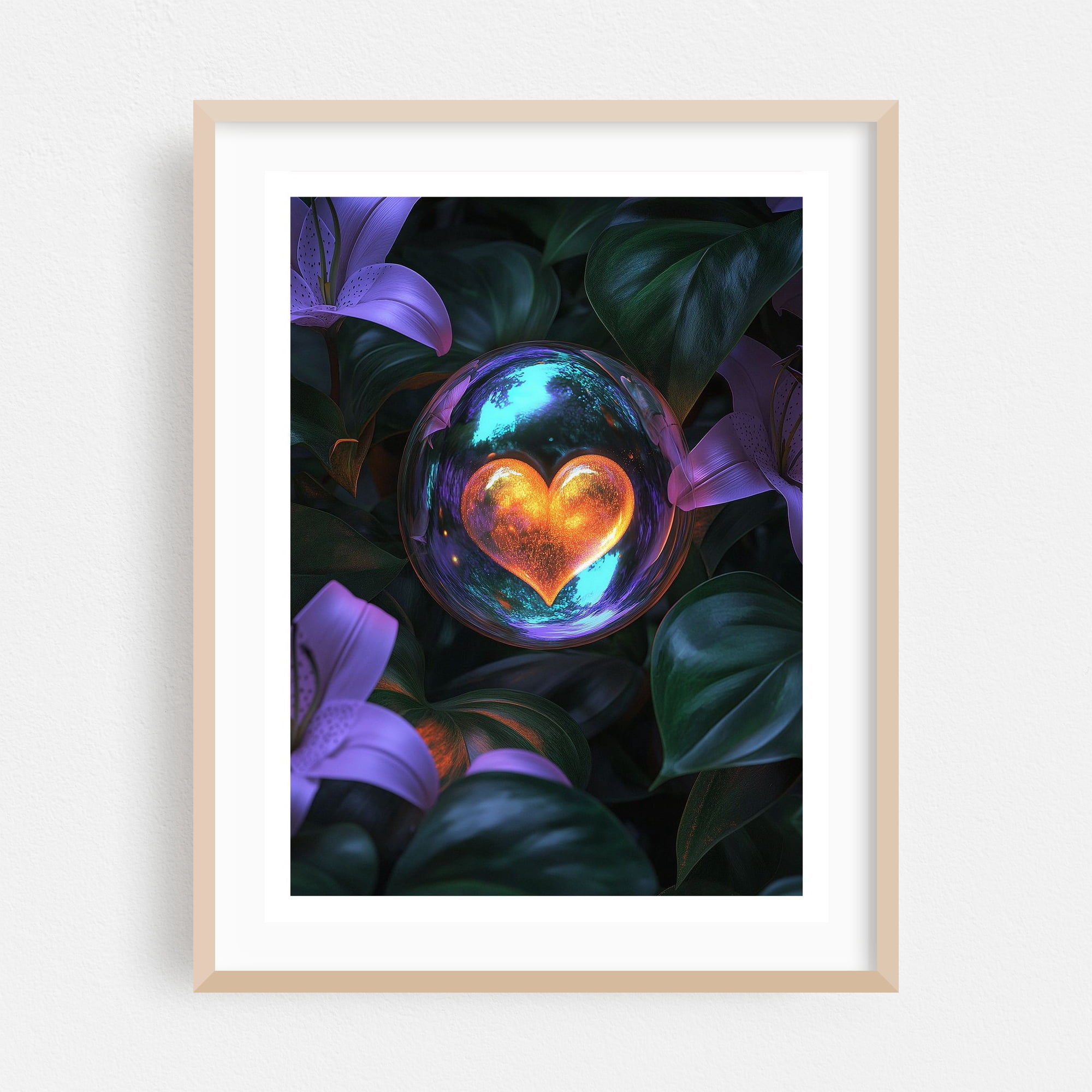 Fragile Love Purple - Photography Surrealism Fantasy Floral Mystical ...