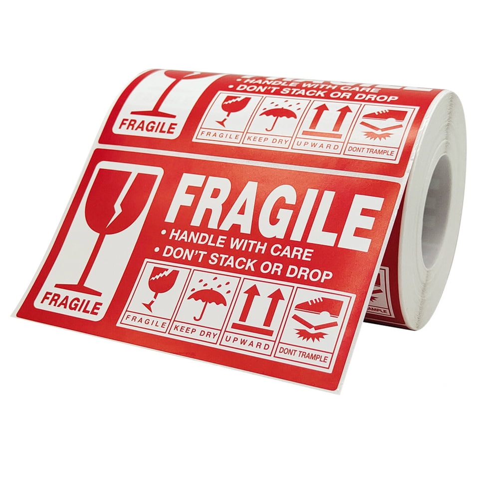 Fragile Sticker Shipping Stickers Label Warning Labels Packing Care ...