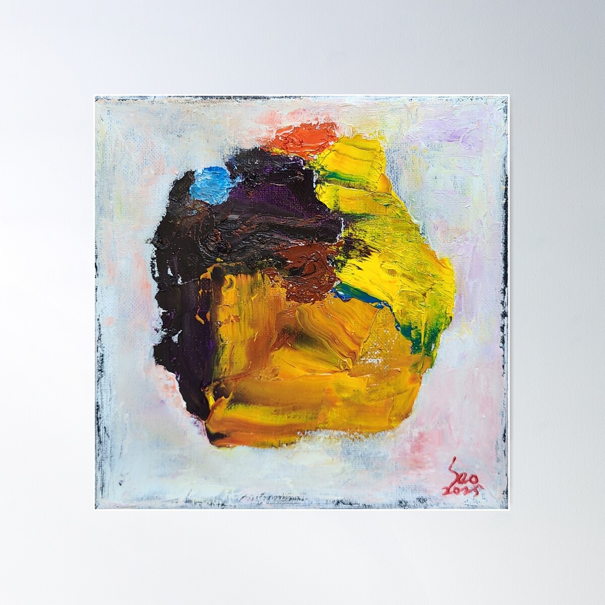 Fragmented Core: The Weight Of Being Poster Wall Art, Modern Wall Decor ...