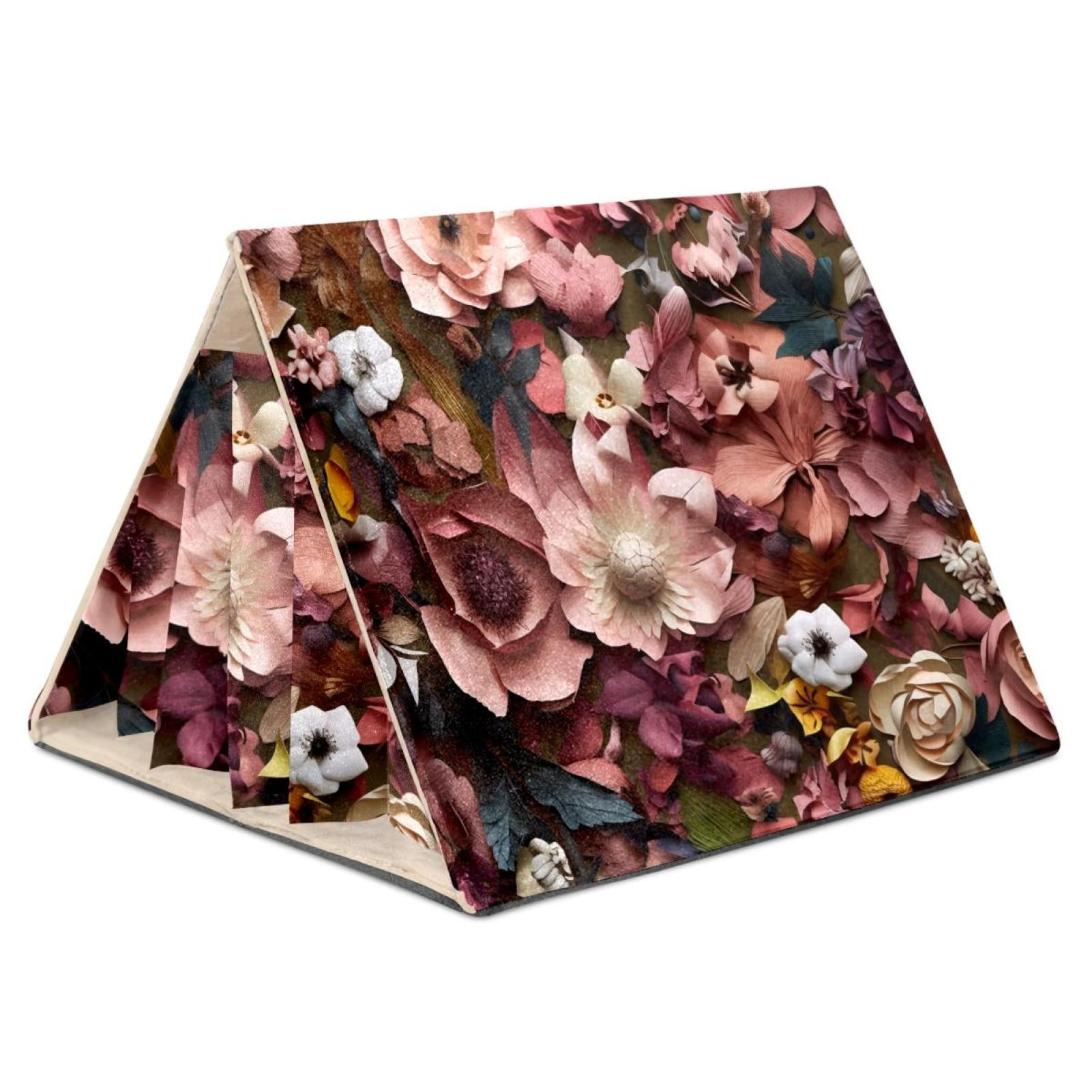 Fragmented Flowers Dutch Flannelette Hamster House with PP Board ...